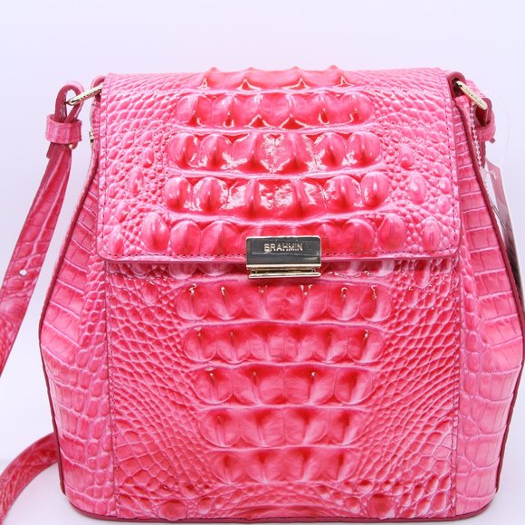 Brahmin | Bags | Brahmin Margo Pink Cosmo | Poshmark
